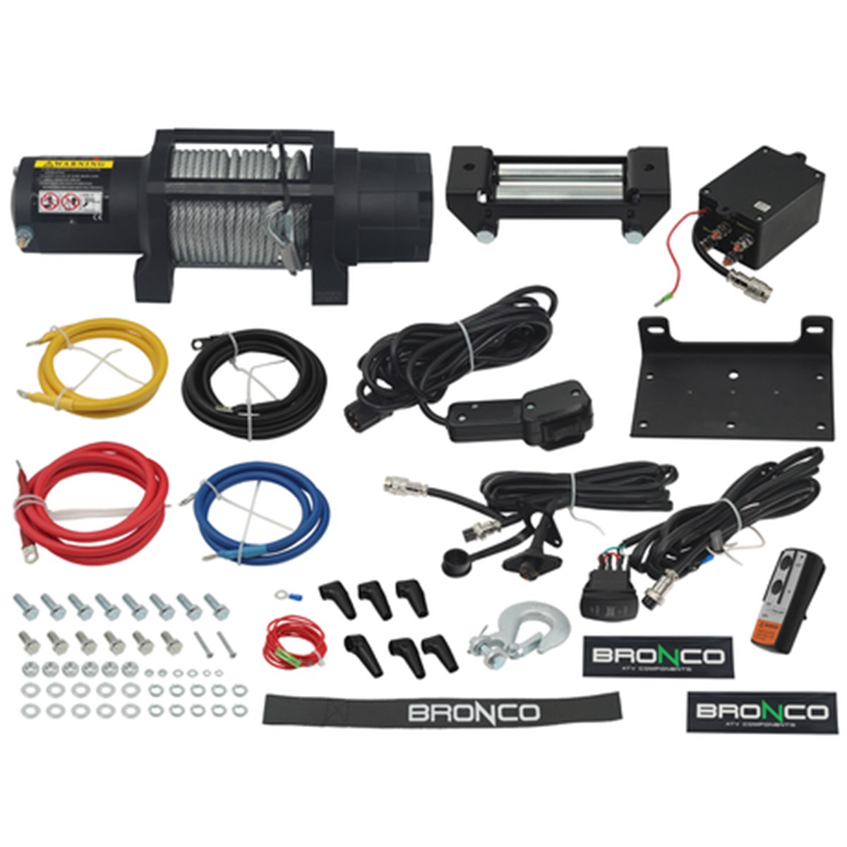Bronco Gen II Winch 6000 Vaijeri | Tarvike.com