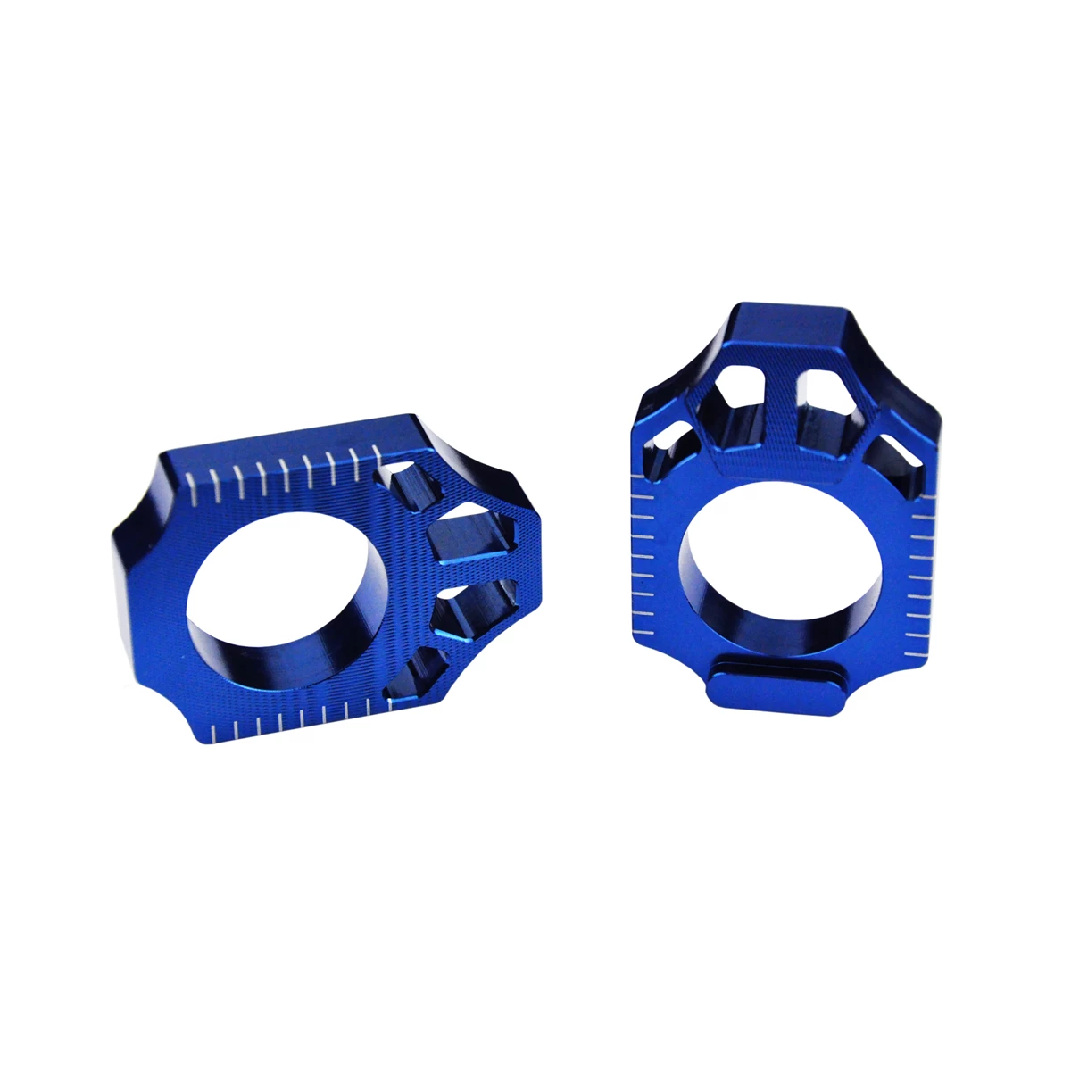 Scar Axle Blocks - Yamaha Blue color | Tarvike.com